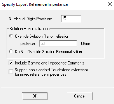 How to export a Touchstone (*.sNp) file from HFSS
