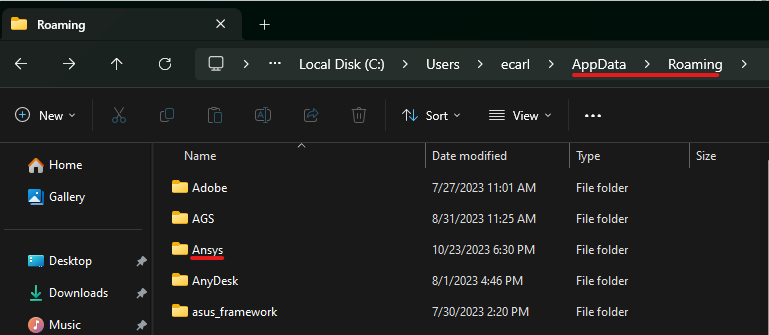 How to Reset Your Ansys Profile Folder