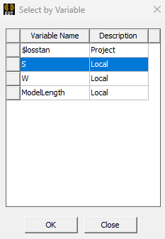 How to locate where a variable is used in HFSS