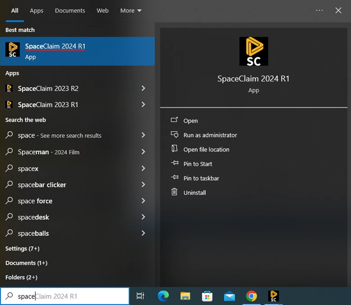 How to set Alternate License on SpaceClaim