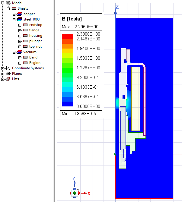 How to plot fields in multiple objects in Maxwell2D models