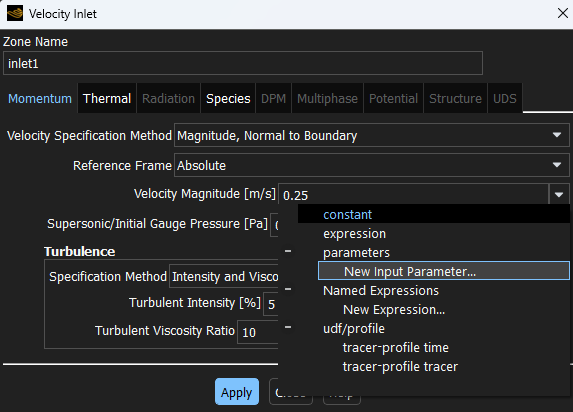 Performing Parametric Study in Ansys Fluent