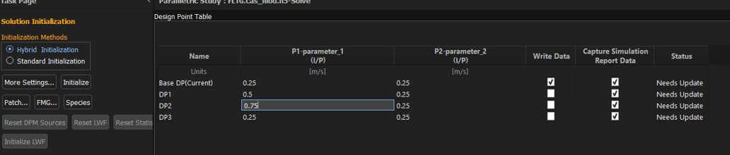 Performing Parametric Study in Ansys Fluent