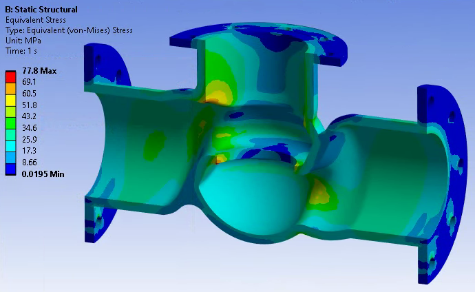 How do I modify the scale legend in Ansys Mechanical?