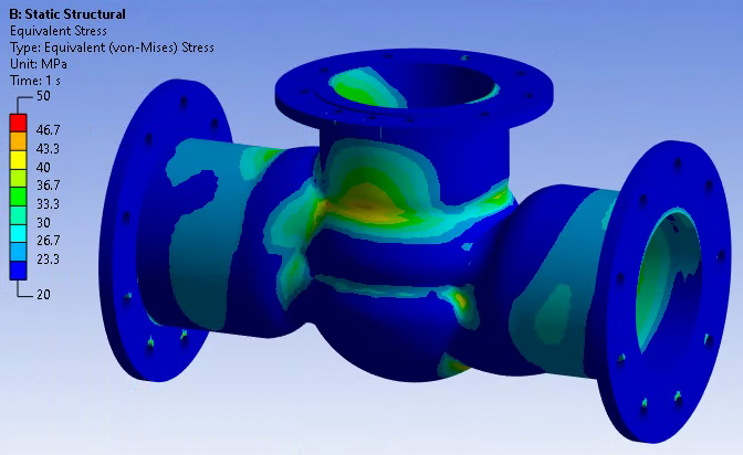 How do I modify the scale legend in Ansys Mechanical?