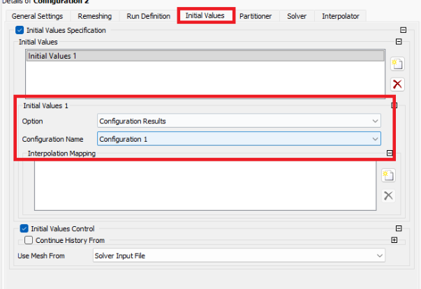 How can I run a CFX model sequentially using two different solver setups?