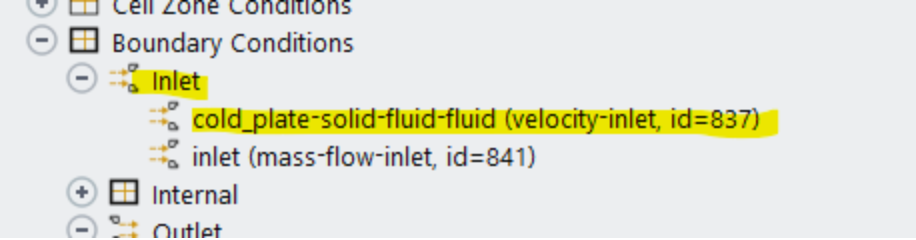 How to define an inlet boundary condition at a fluid-solid interface ...